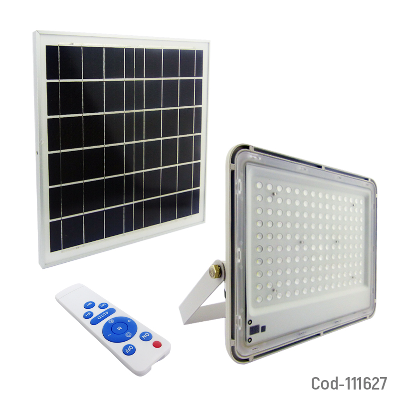 Kolm | Foco Solar LED 150 Watt, Con Panel, Indica Carga. Con Control ...