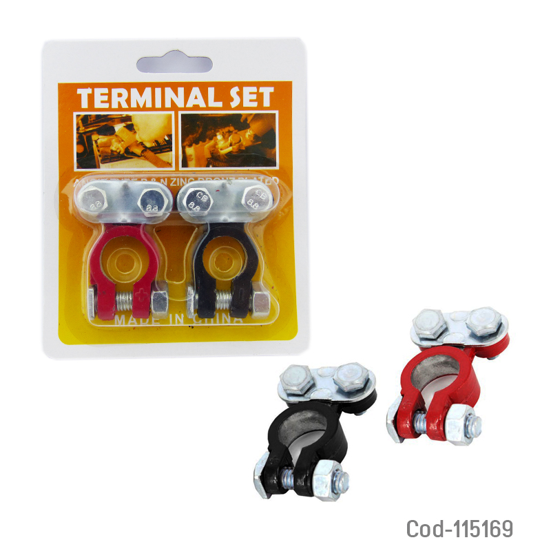 Kolm | Terminal Para Bateria De Auto, X 2 Piezas. En Blister