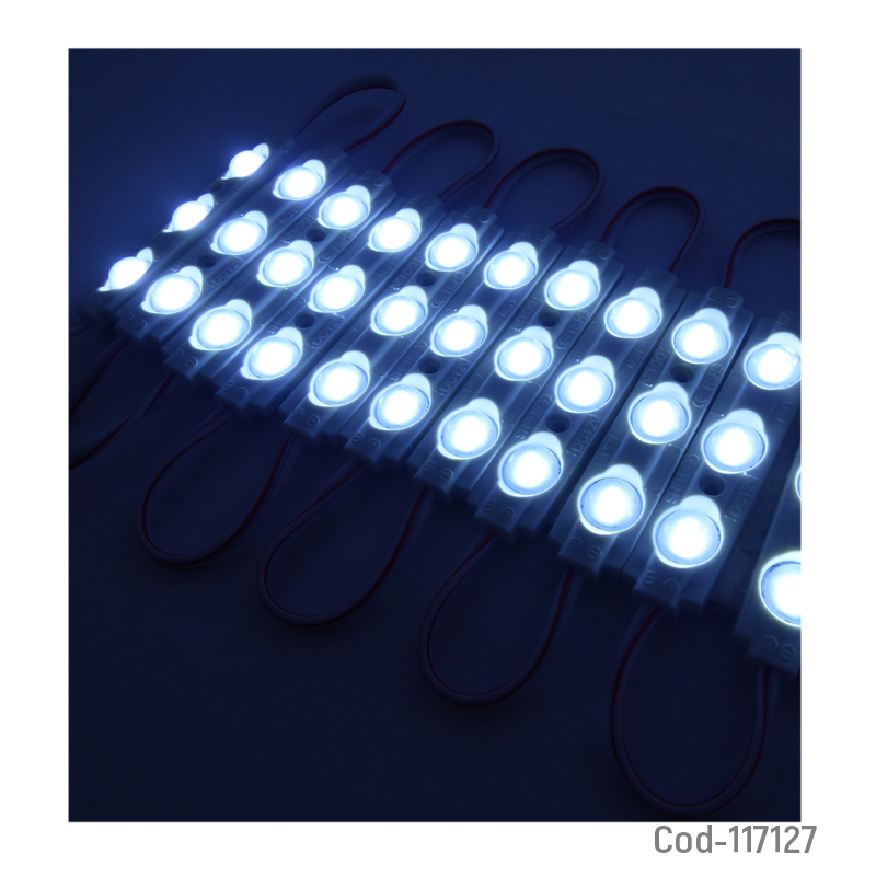 Kolm | Tira LED Placa 3 LED Cob X 20 Piezas, 12Volt, Suelto.