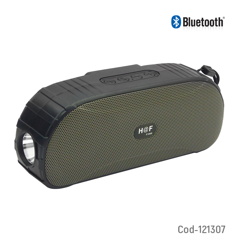 Kolm | Parlante Bluetooth Recargable Con Linterna, USB/TF/FM