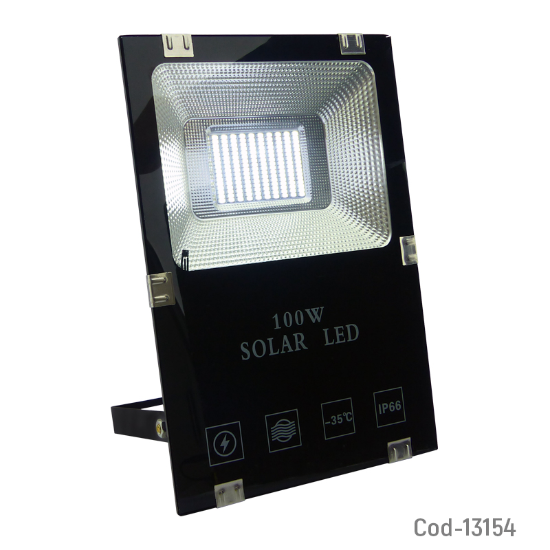 Kolm | Foco De 160 LED Con Panel Solar Incorporado 100Watt