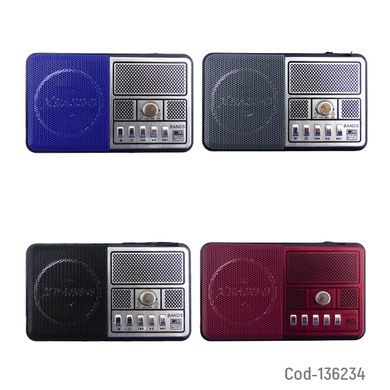 Kolm | Radio Marca JIOC FM Modelo H-223BT Con USB, TF, Bluetooth ...