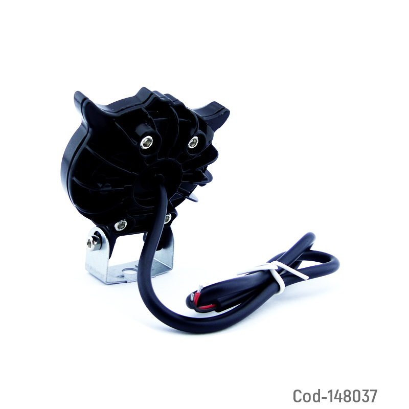 Kolm | Neblinero LED Para Moto Tipo BUHO De 2 LED, Duo Color A 12/24 Volt.