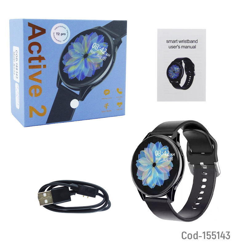 Kolm | Reloj Smartwatch Modelo ACTIVE 2, Redondo Con Pantalla A Color, Notificacion De Redes ...