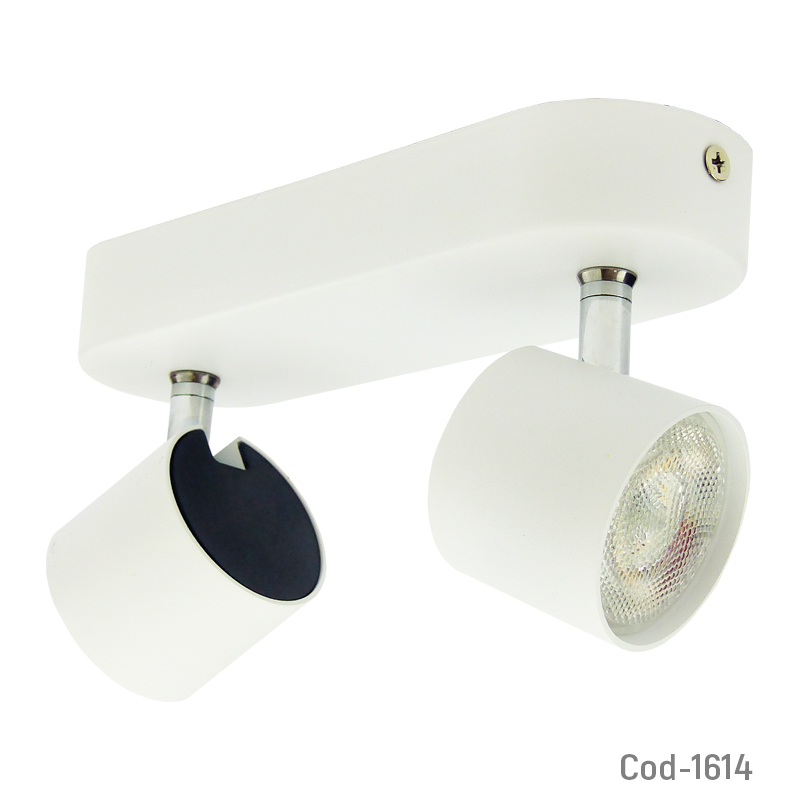 Kolm | Foco Plafon Doble Con 20 LED Philips De 8W, 220V