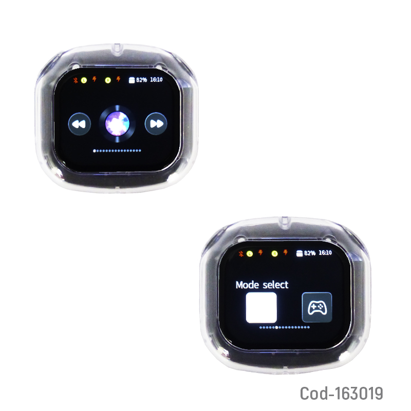 Kolm | Audifonos True Wireless Bluetooth Con Pantalla Touch Modelo AIR Max, Variedad De Colores.