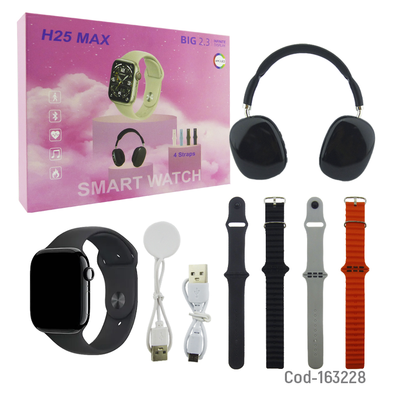 Kolm | Reloj Smartwatch Kit Modelo Clasic H25 Con Audifono Tipo ...