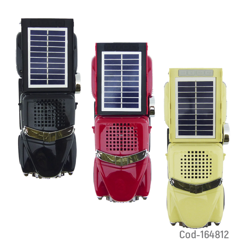 Kolm | Parlante Recargable Modelo WS-095 Camioneta Solar Con Conexion ...