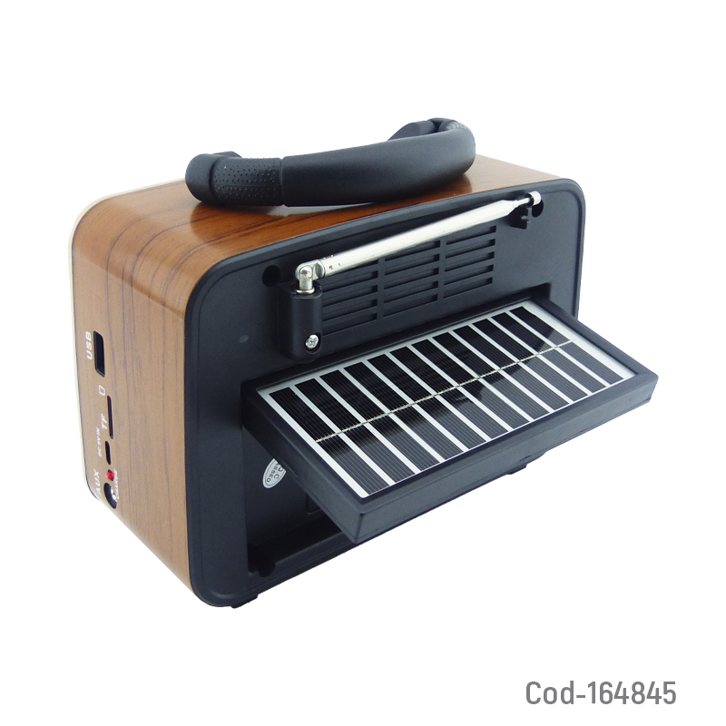 Kolm | Radio Multibanda Solar Retro Marca SONTFEC Modelo ST-1085BTS ...