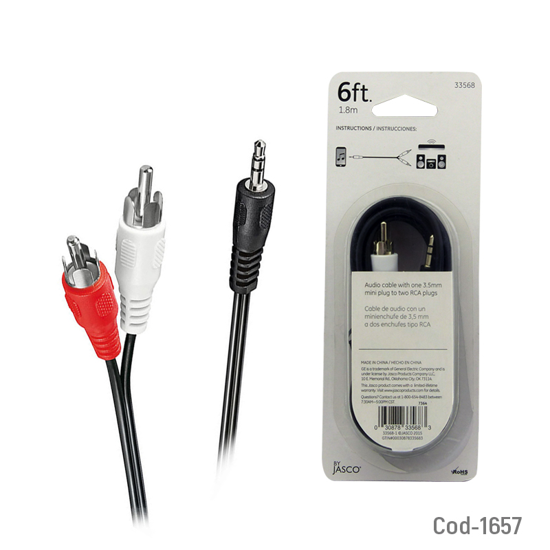 Kolm | Cable 2X1 Plug 33568 General Electric