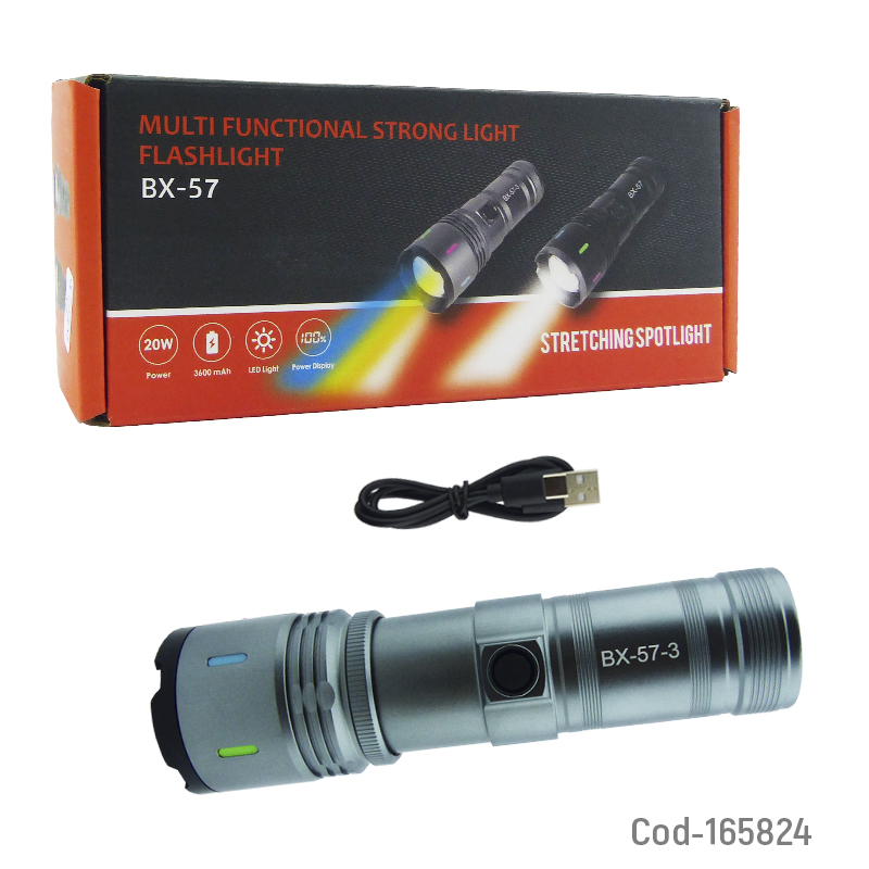 Kolm | Linterna Triple LED Laser Tactica Con LED Laser, Zoom Y Varios ...
