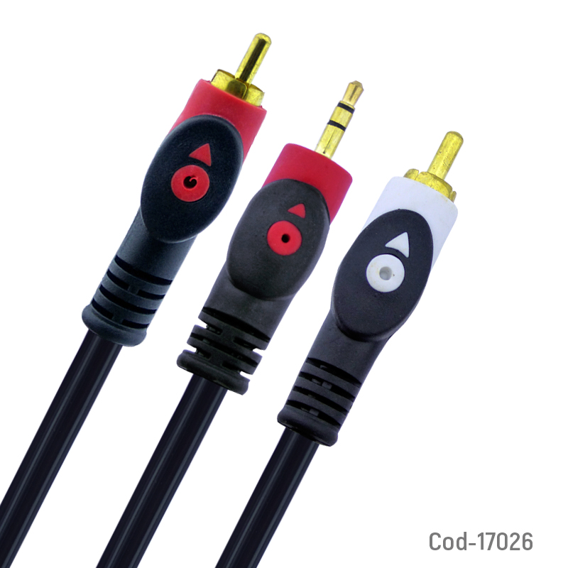 Kolm | Cable 2X1, 1.5 Metros RCA A 3.5Mm