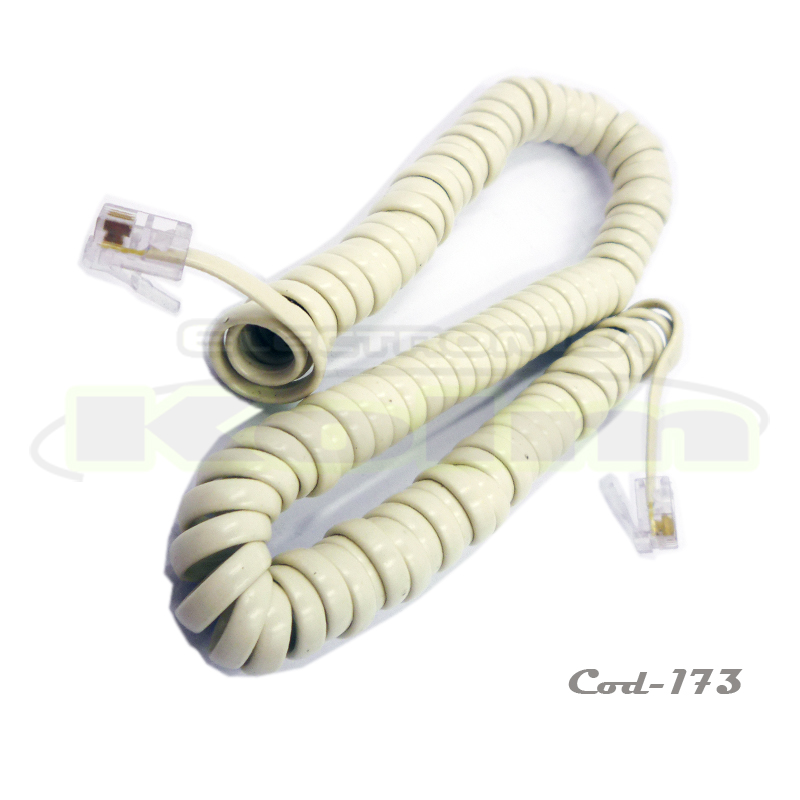 Kolm | Cable Telefonico Retractil De 4 Metros Espiral