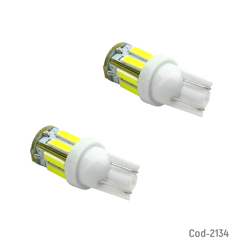 Kolm | Luz Cola De Pescado Con 10 LED, Set X 2, 12 Volt, Marca DEZZER