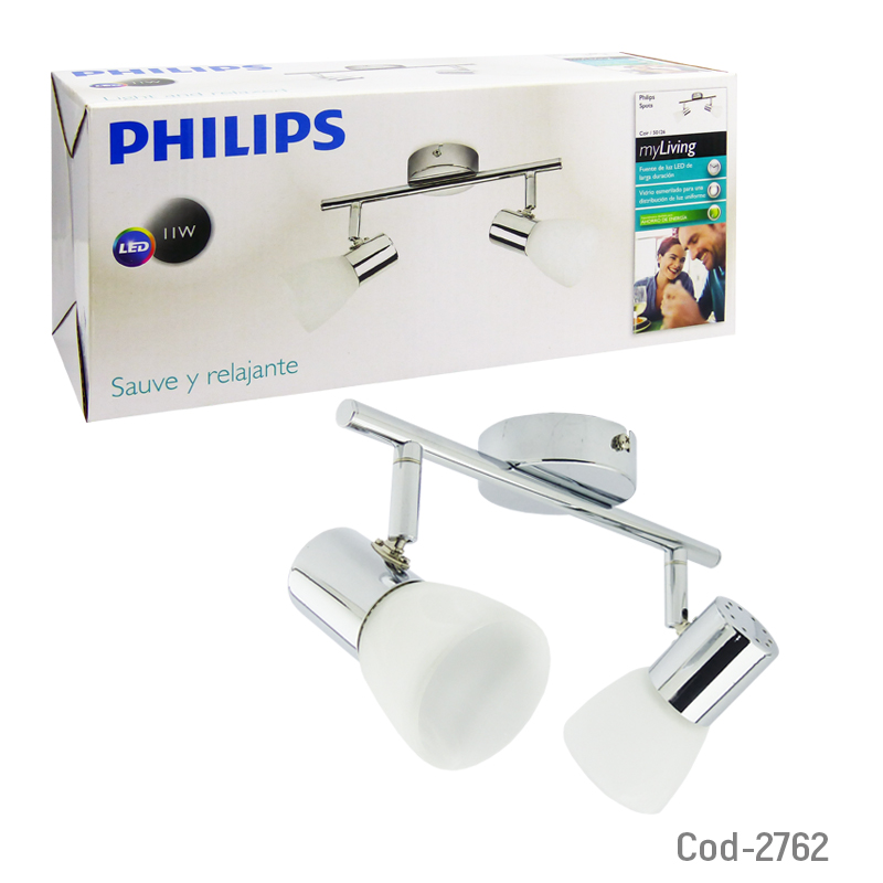 Kolm | Foco Doble Con 22 LED Philips De 11W, 220V