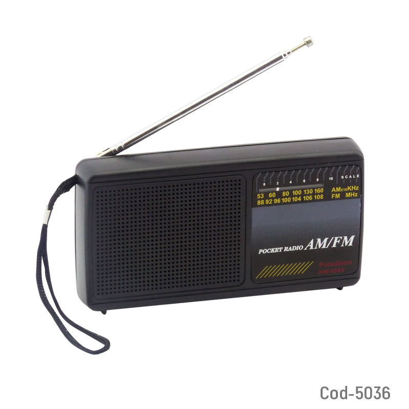 Kolm | Radio Portatil AM/FM, Pulsation Modelo KW-8068