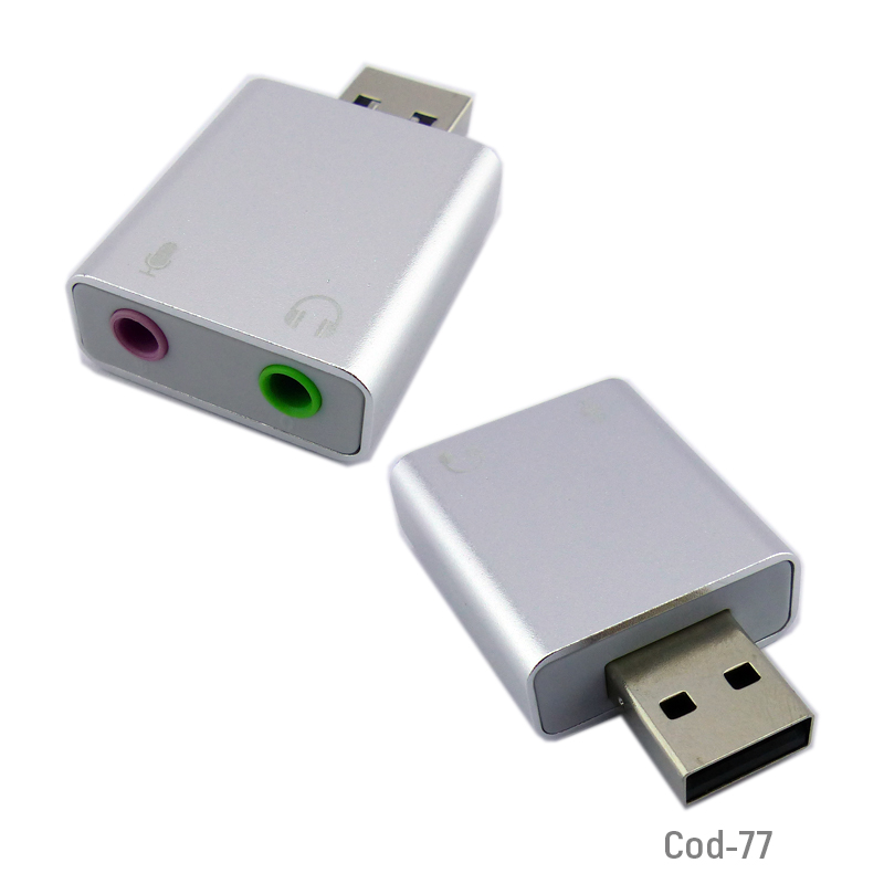 Kolm | Adaptador De Audio 7.1 A USB, Para PC
