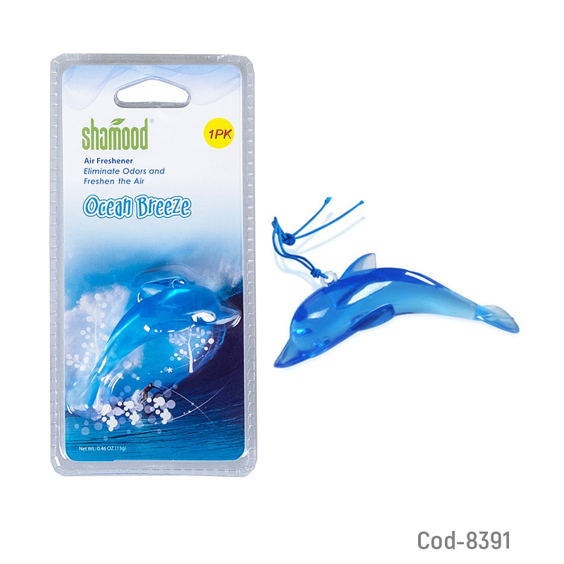 Kolm | Desodorante Delfin P/Auto, Aromas Shamood. En Blister.